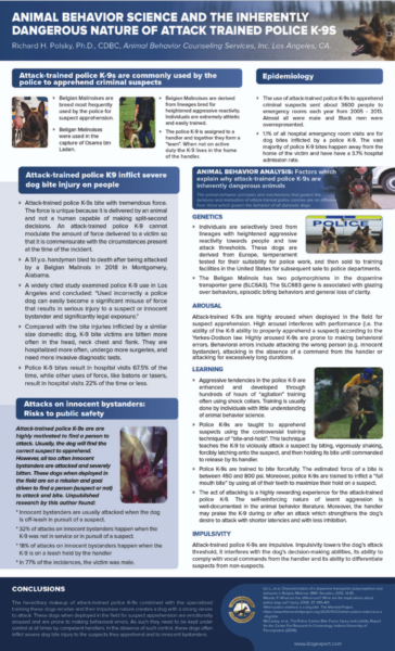 Animal behavior science and the inherently dangerous nature of attack ...